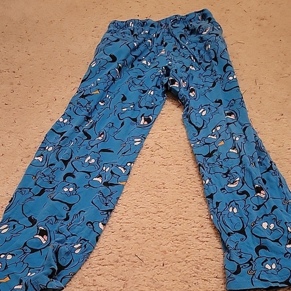 Disney | Pants | Disney Alladin Blue Cartoon Print Men Small Pajama ...
